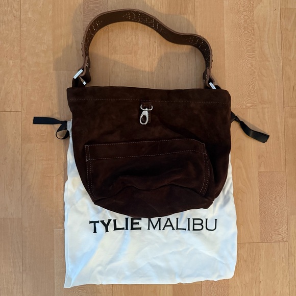 Tylie Malibu | Bags | Tylie Malibu Rocker Brown Suede Rhinestone ...